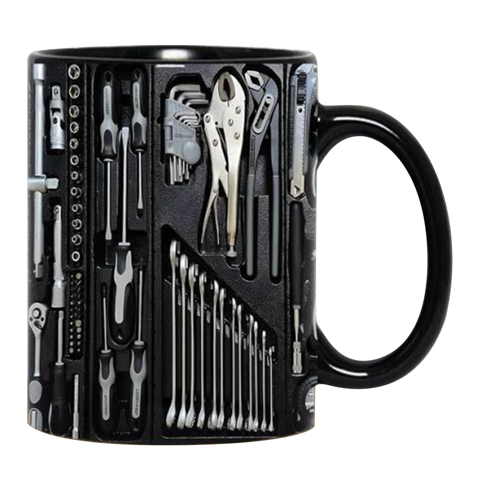 QuLuJing Fathers Day Mug, 350mlToolbox Ceramic Coffee Mark Cup ...