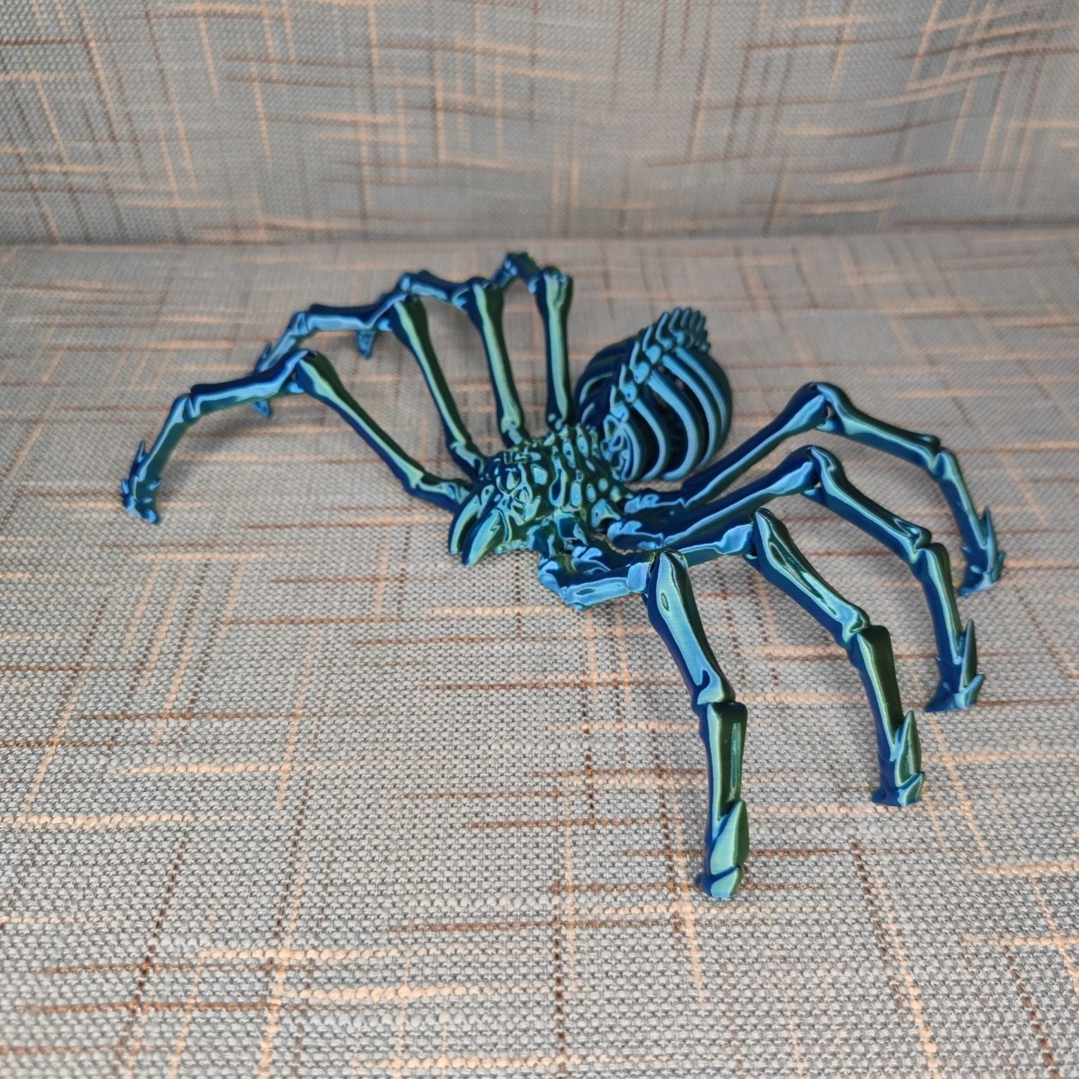 QuLuJing Printed Hell Skeleton Wolf Spider Joint Movable Spider ...
