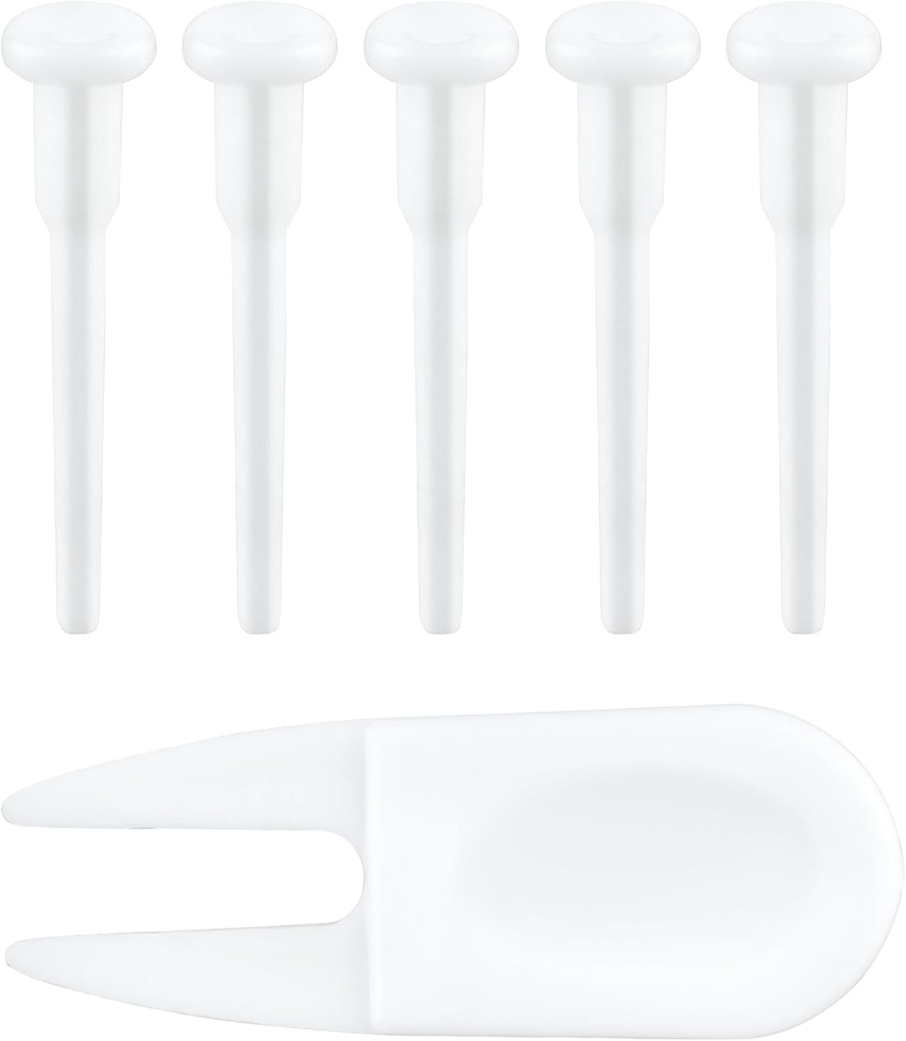 Quacc 6 PCS Yoga Ball Replacement Plugs and Plug Puller Kit, Pilates ...