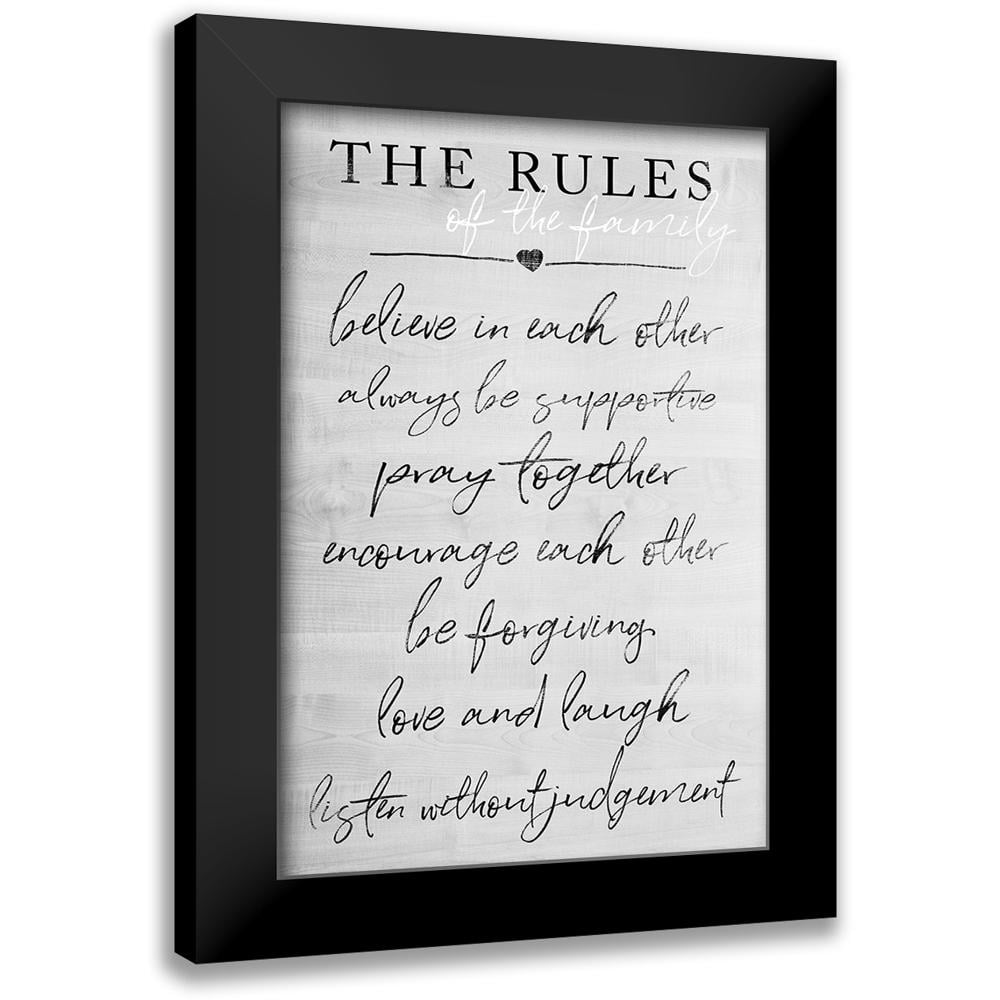 Quach, Anna 11x14 Black Modern Framed Museum Art Print Titled - Family ...
