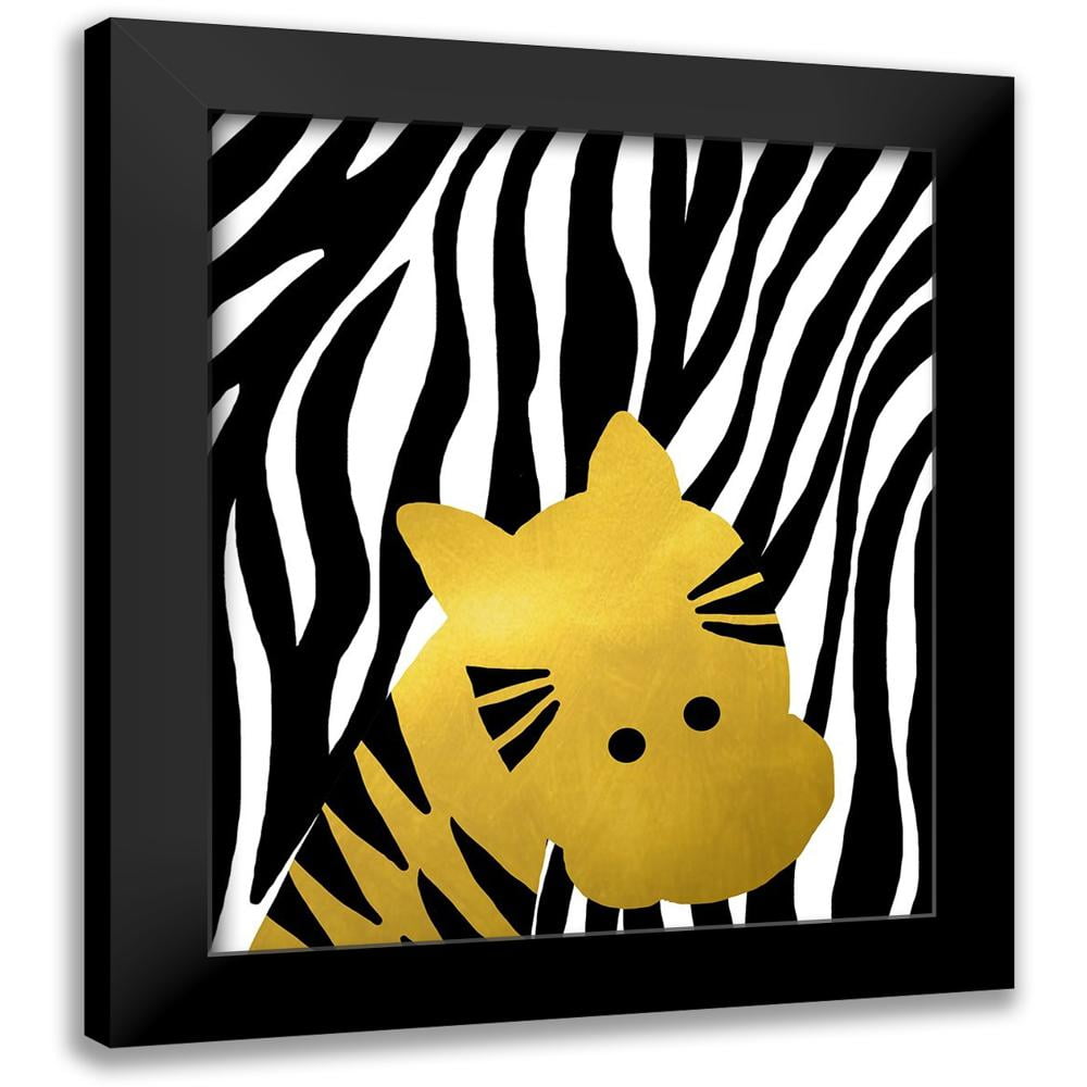 Quach, Anna 12x14 Black Modern Framed Museum Art Print Titled - Gold ...