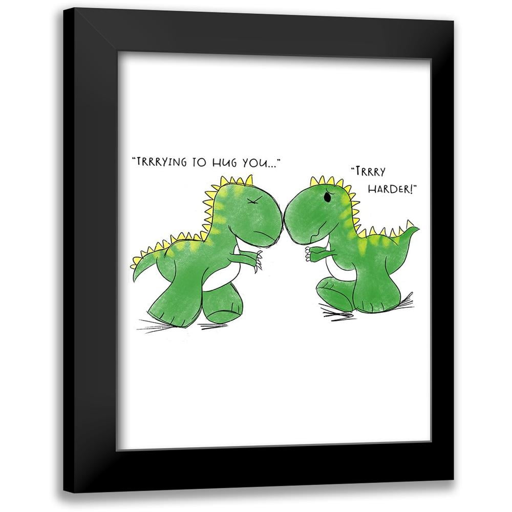 Quach, Anna 12x14 Black Modern Framed Museum Art Print Titled - Trying ...