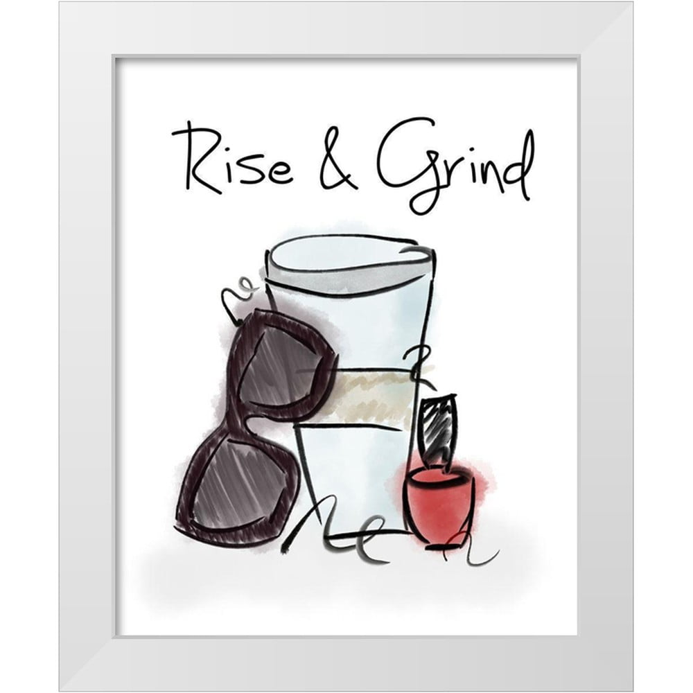 Quach, Anna 12x14 White Modern Wood Framed Museum Art Print Titled ...