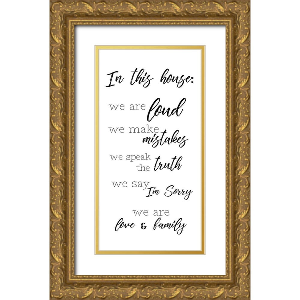 Quach, Anna 14x24 Gold Ornate Wood Framed with Double Matting Museum ...