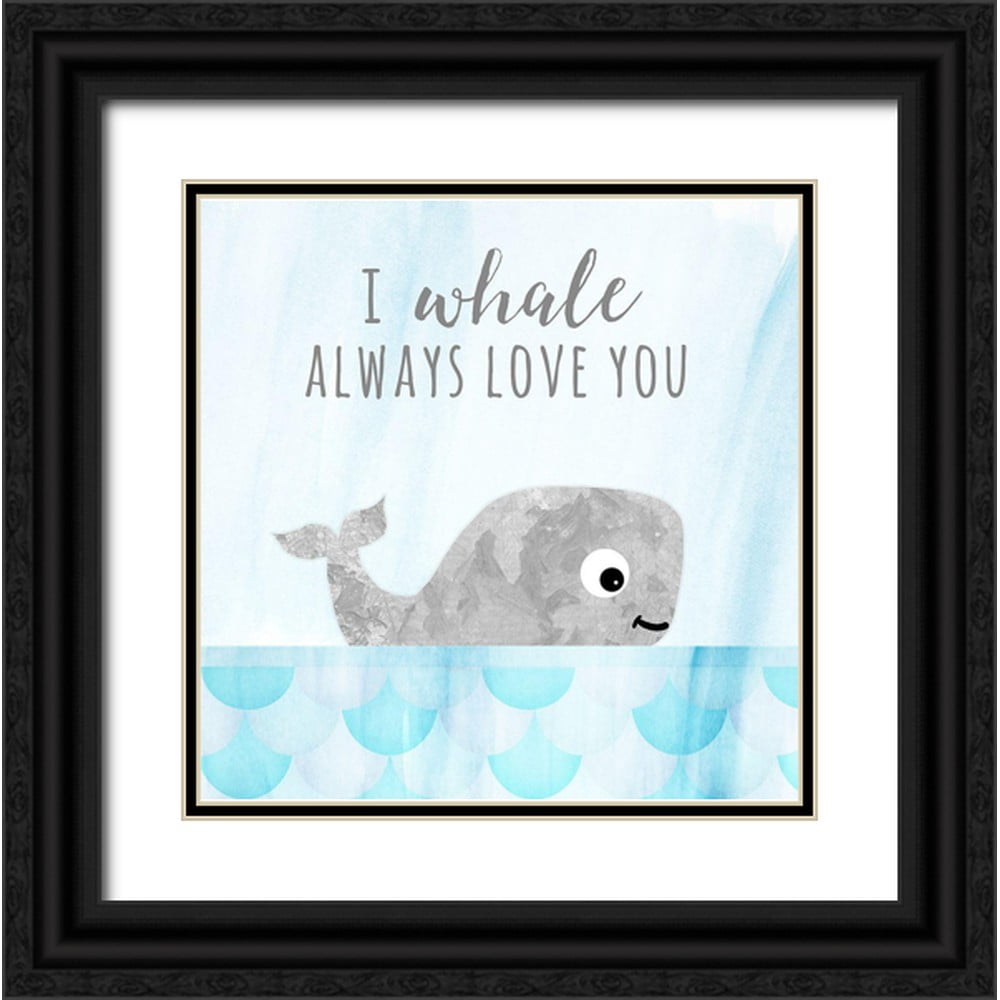 Quach, Anna 15x15 Black Ornate Wood Framed with Double Matting Museum ...