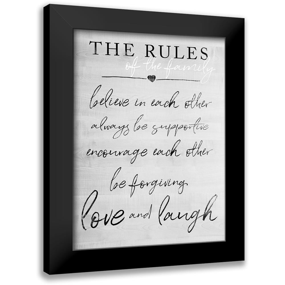 Quach, Anna 19x24 Black Modern Framed Museum Art Print Titled - Family ...
