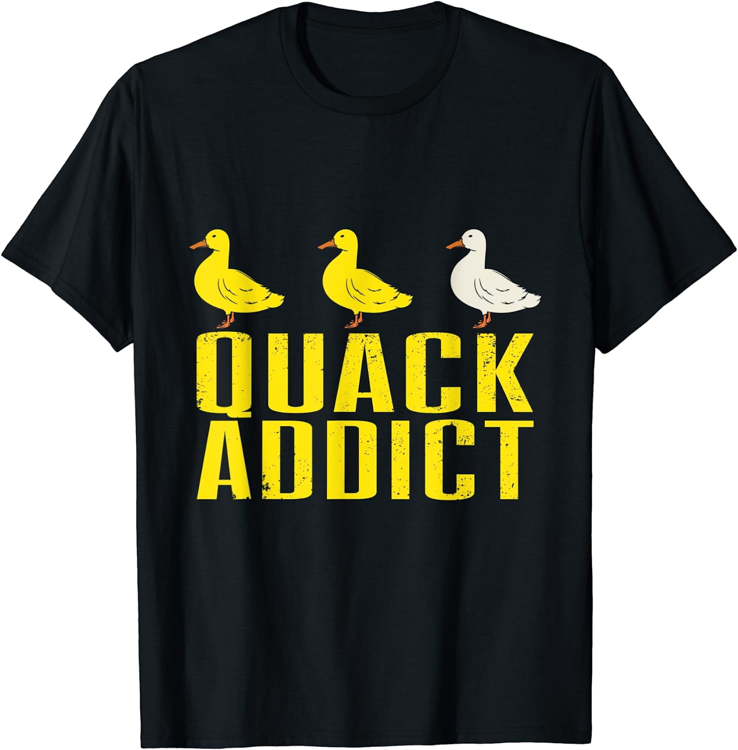 Quack Addict Awesome Duck Design T-Shirt - Walmart.com