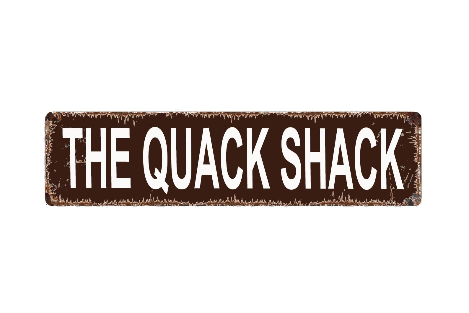 The Quack Shack Sign - Duck Waterfowl Chicken Coop Rustic Street Sign ...