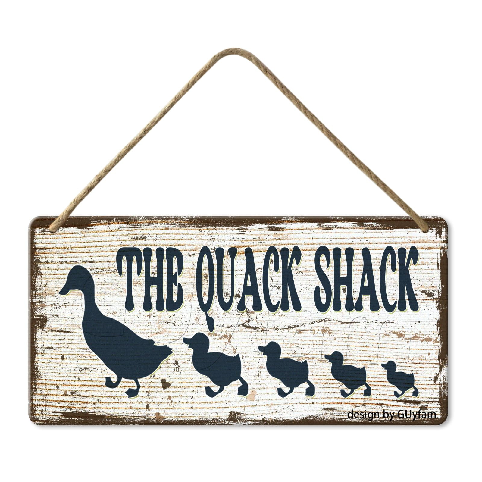 The Quack Shack Sign, Home Front Door Decorative Coat Rack For ...
