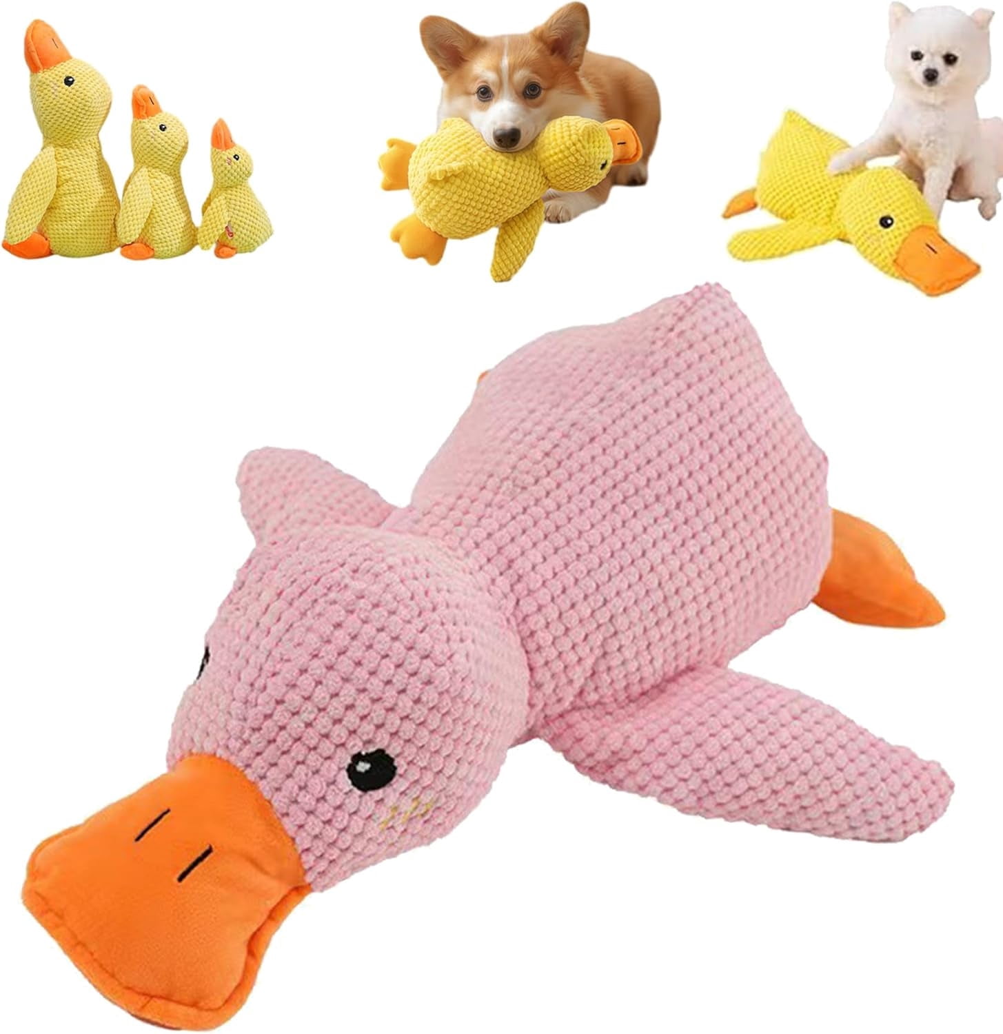 Quacker Calming Duck Dog Toy, 2025 Upgraded Calming Duck Toy for Dogs ...