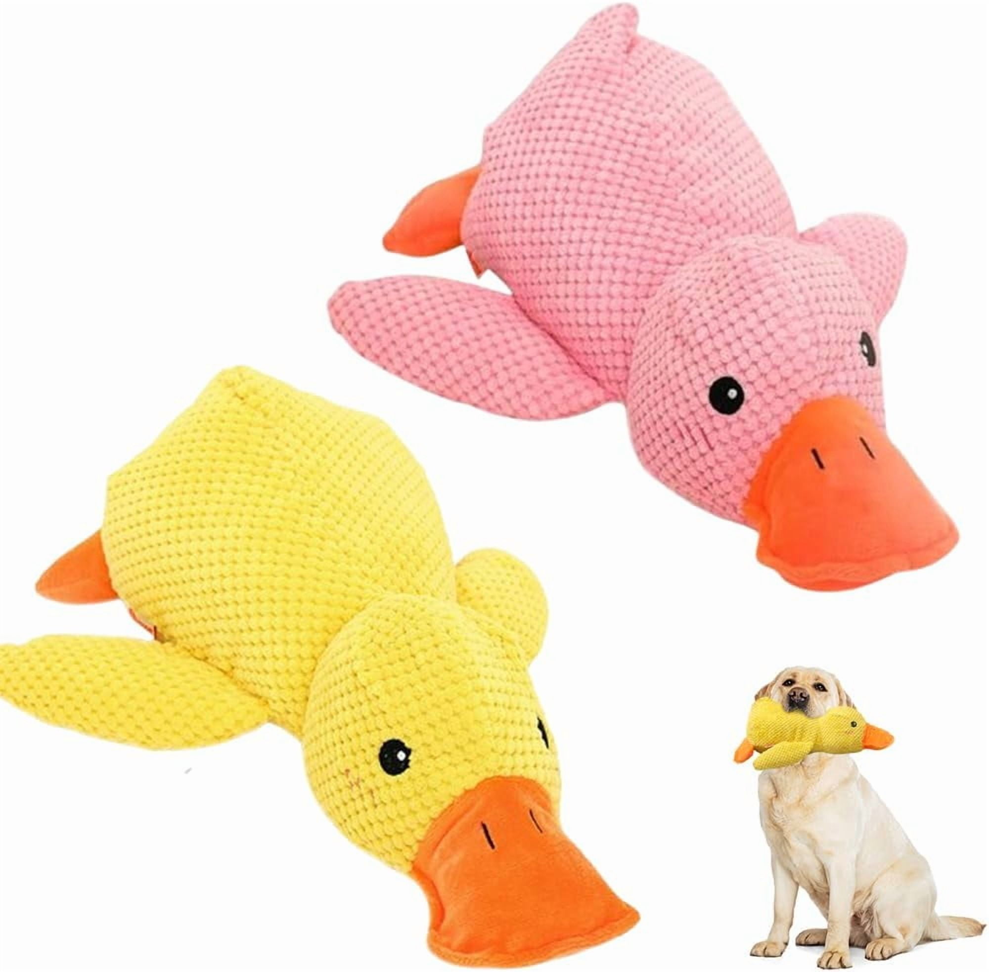 Quacking Duck Toy for Dogs, 2026 New Yellow Duck Dog Toy, The Mellow ...