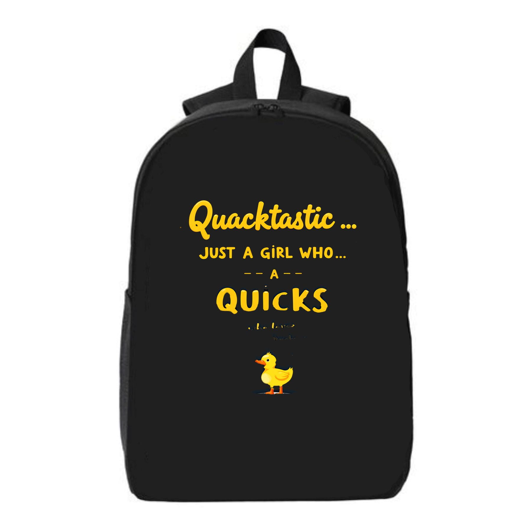 Quacktastic Duck Print Laptop Backpack - Fun Travel Bag for 15 " Laptop ...