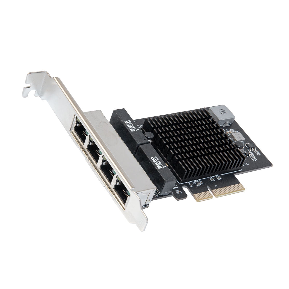 Quad 2.5 Gigabit PCI-e x4 Ethernet Network Card - Walmart.com
