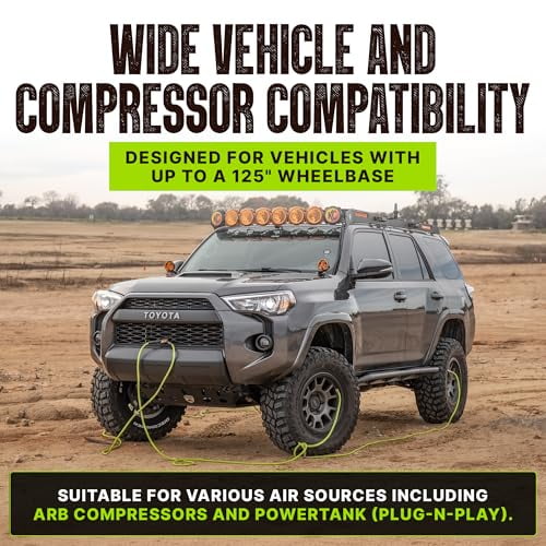 Quad 4 Tire Inflation Deflation System | Fits Up to 125" Wheelbase ...