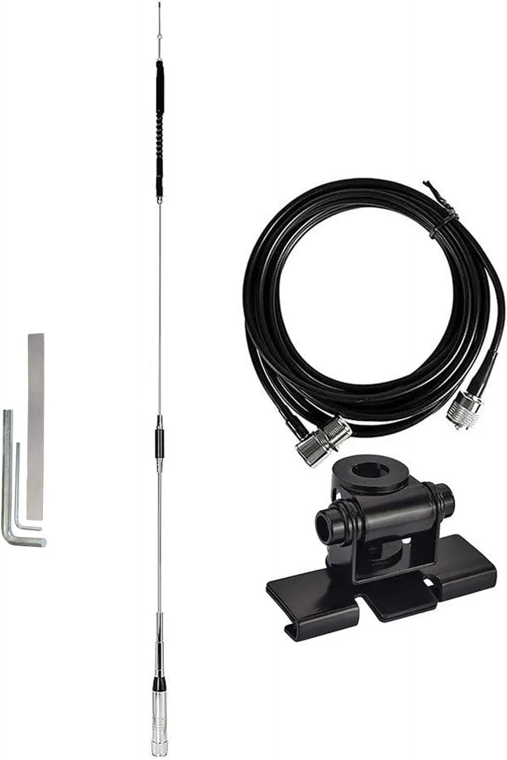 Quad Band Vehicle Ham Mobile Radio Antenna 29/50/144/430MHz CB VHF UHF gmrs Car Antenna for ...