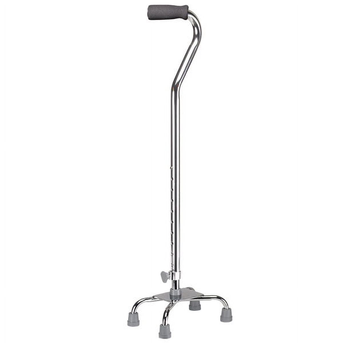 Drive Medical 10301F-4 Small Base Quad Cane with Foam Rubber Grip ...