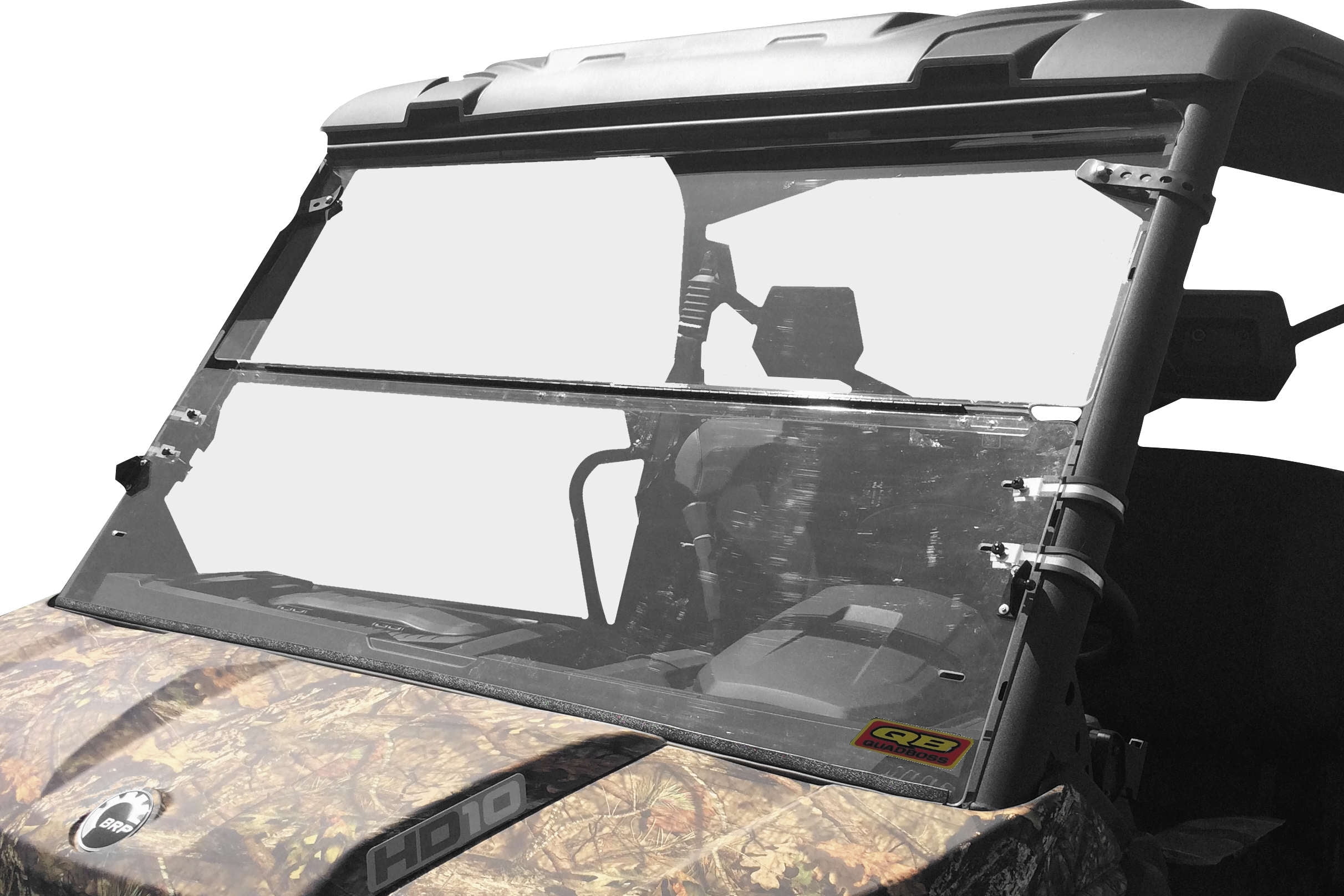 Quad Boss TUCK100-0063 Folding Windshield - Walmart.com