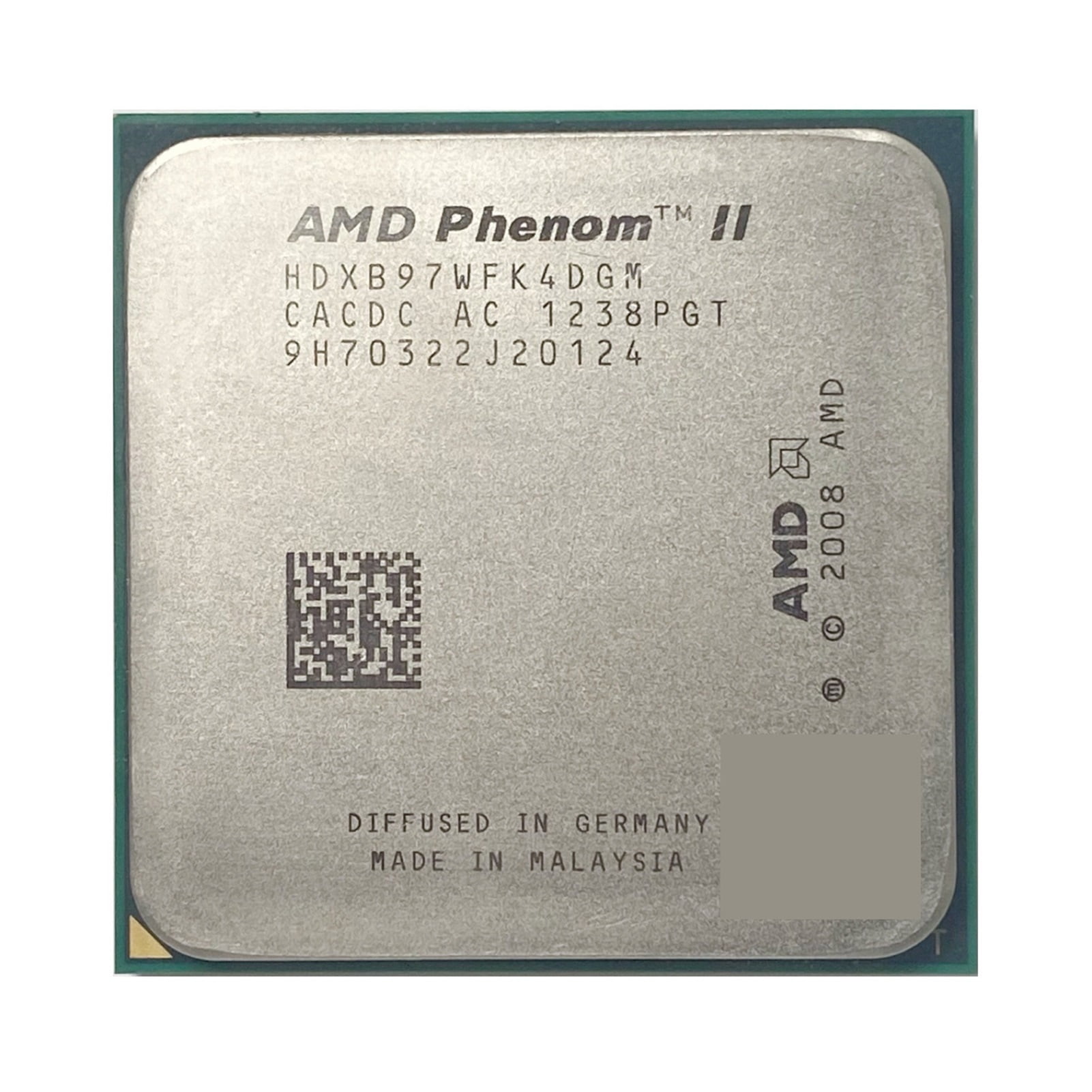Quad- CPU Processor Compatible With II X4 B97 3.2 GHz HDXB97WFK4DGM Socket AM3 - Walmart.com
