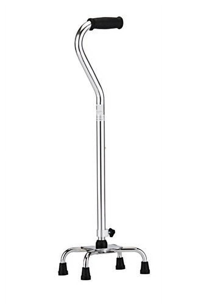 NOVA Heavy Duty Quad Cane, 500 lb. Weight Capacity Four Legged Walking ...