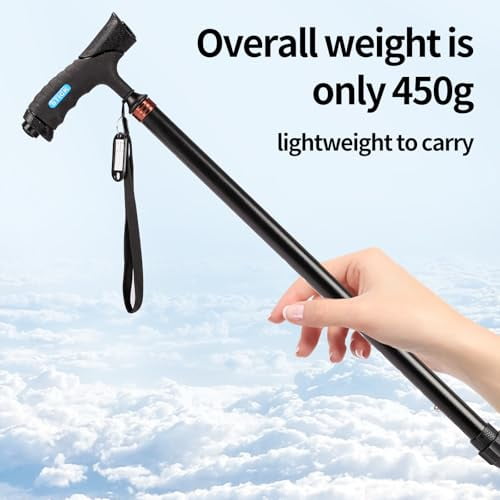 Quad Cane, Walking Cane for Men & Women, Free Standing Cane, Ergonomic ...
