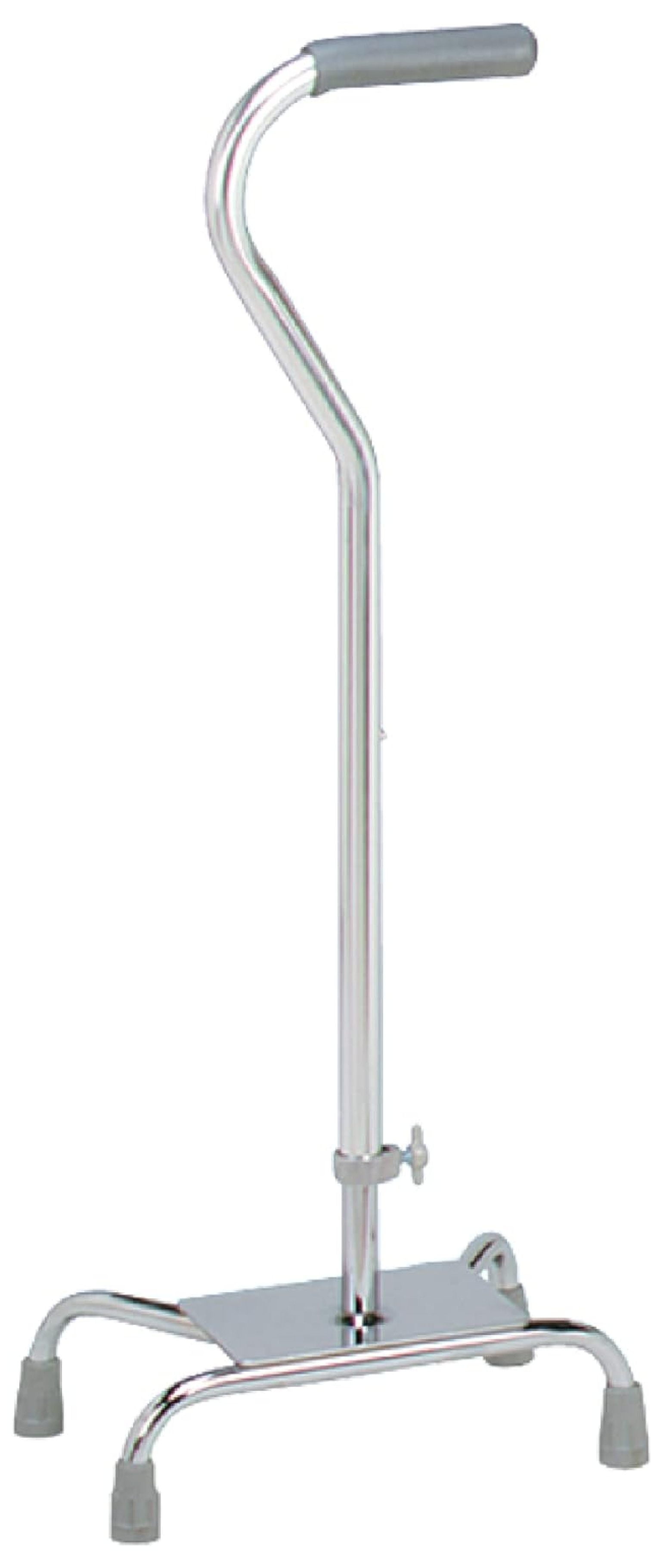 Quad Cane with Large Base - Quad Walking Cane with Offset Cane Handle ...