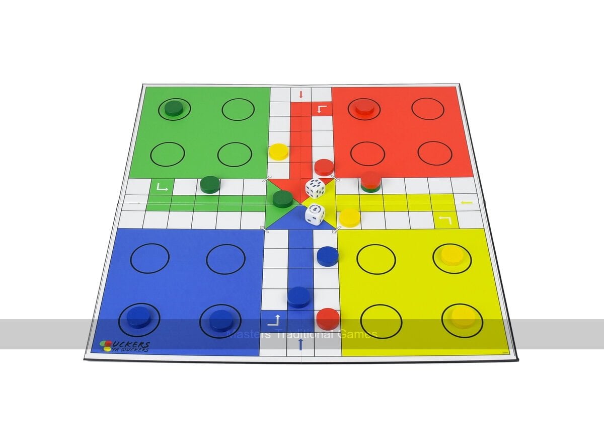 Quad Fold Wooden Uckers Game - Standard Edition - Walmart.com