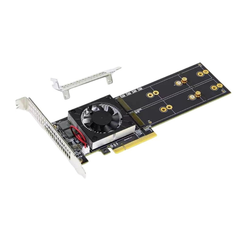 Quad M.2 NVMe PCIe 3.0 Expansion Card With Hardware Level SSD Support ...