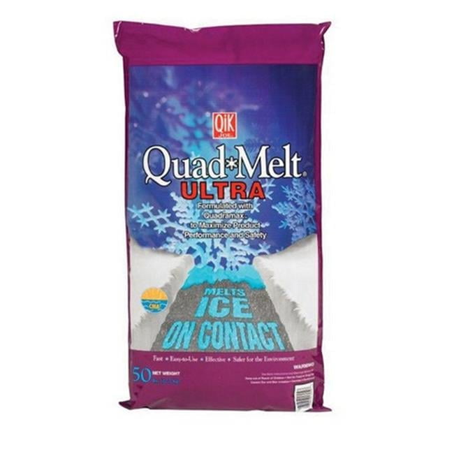 Quad Melt 16050 50lb Ice Melter Calcium Magnesium Acetate - Walmart.com