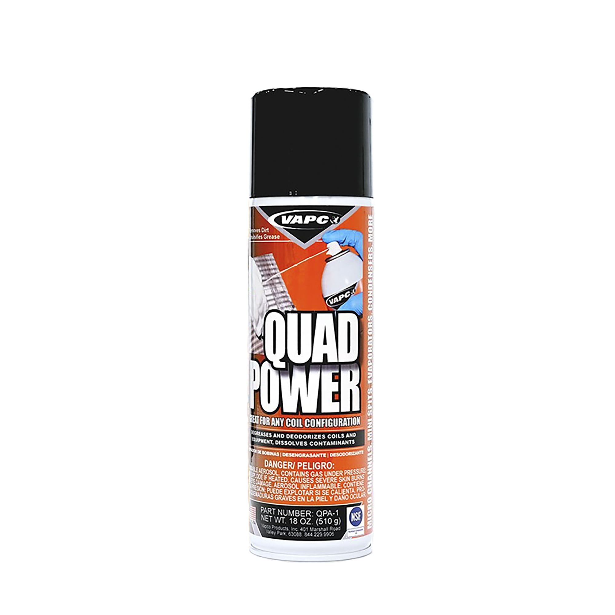 Quad Power Degreaser Aerosol 18 Oz QPA-1 Vapco Products - Walmart.com