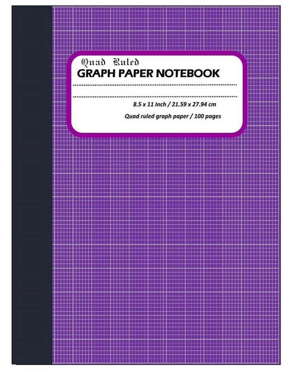Quad Rule Graper Paper Notebook, (Paperback) - Walmart.com