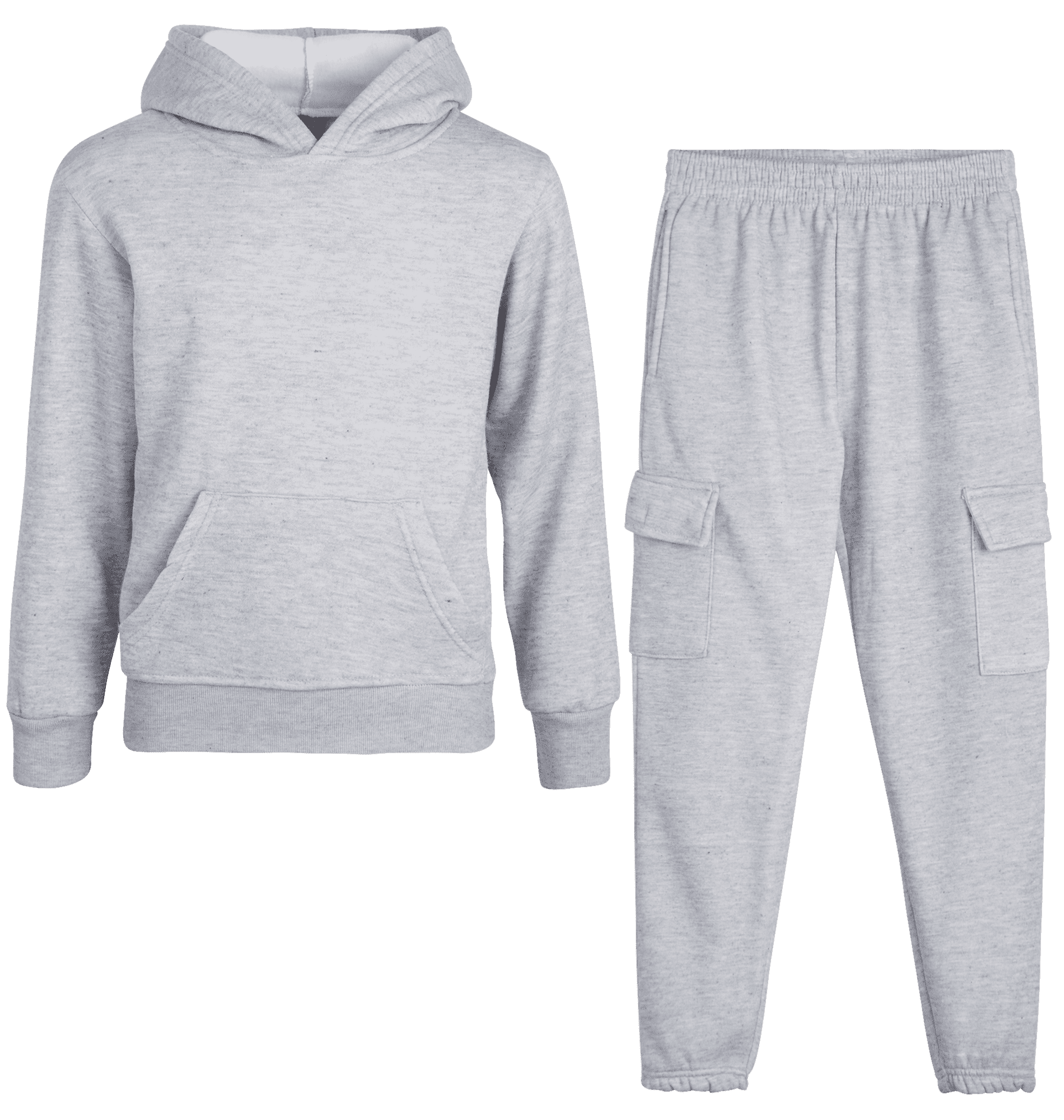 Quad Seven Boys' Fleece Jogger Set - 2 Piece Basic Solid Pullover ...