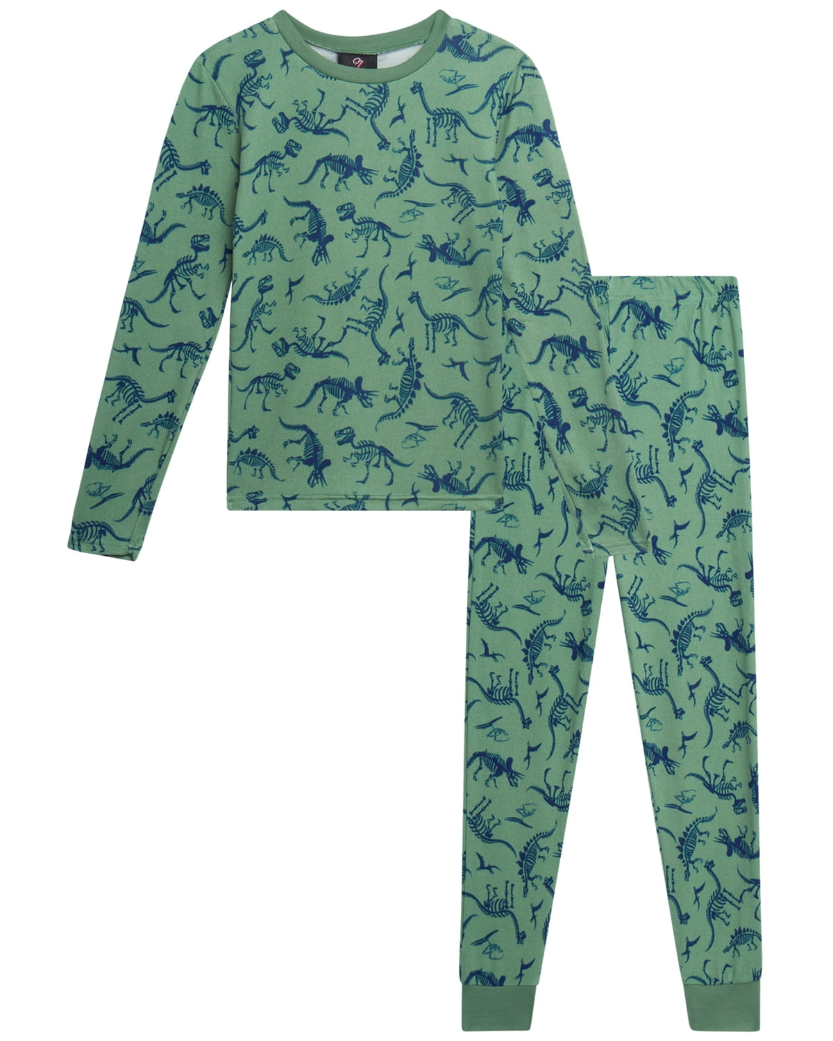 Quad Seven Boys' Pajama Set - 2 Piece Soft Stretch Hacci Pajama Top and ...