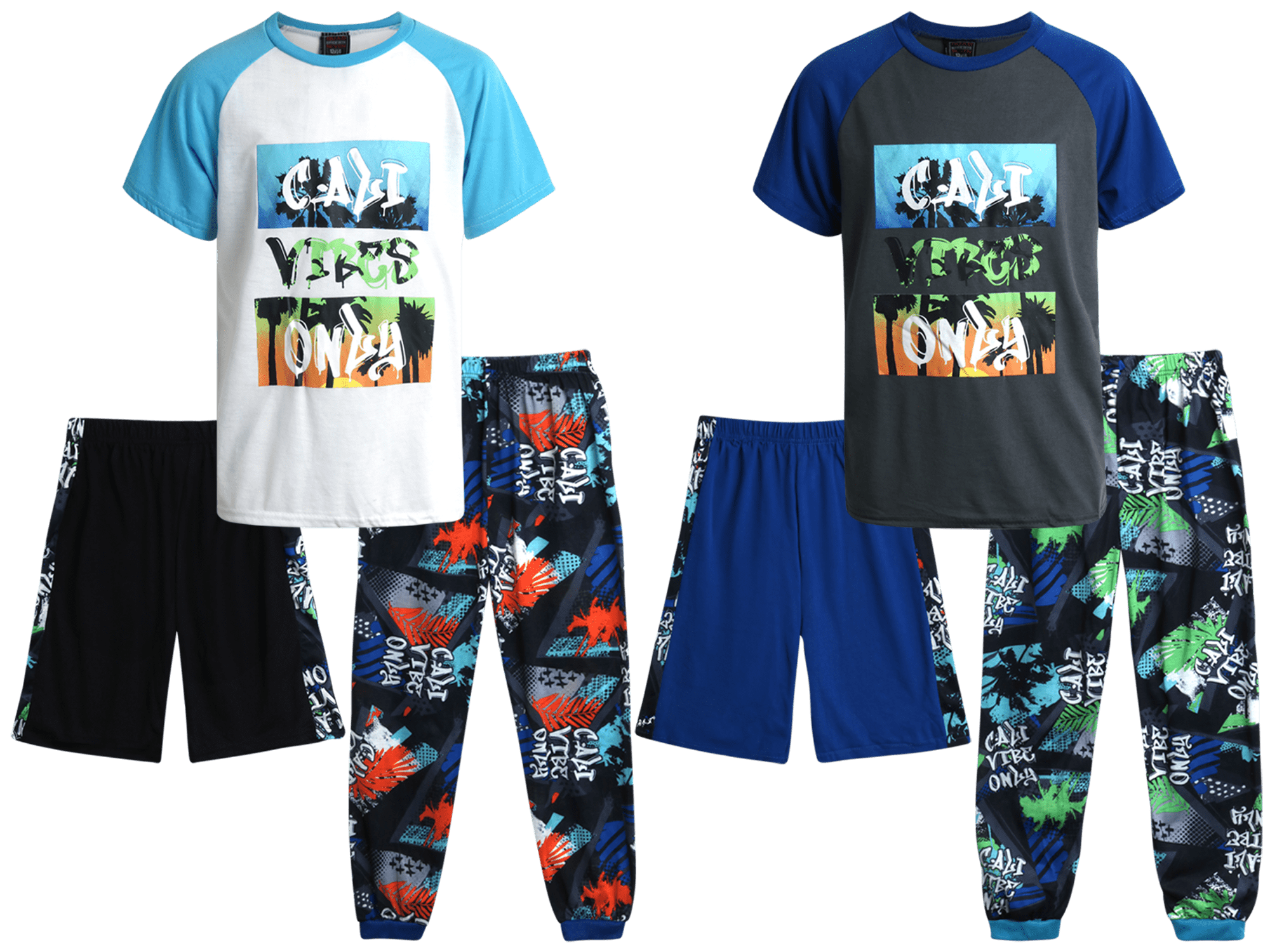 Quad Seven Boys' Pajama & Sleepwear Set - Includes Sleep Shirt, Lounge ...