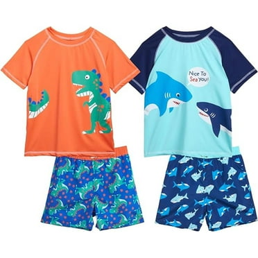Carter's Child of Mine Baby and Toddler Boy Rash Guard Swimsuit Set ...