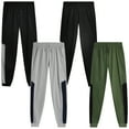 Quad Seven Boys' Sweatpants - Breathable Active Tricot Jogger Track ...