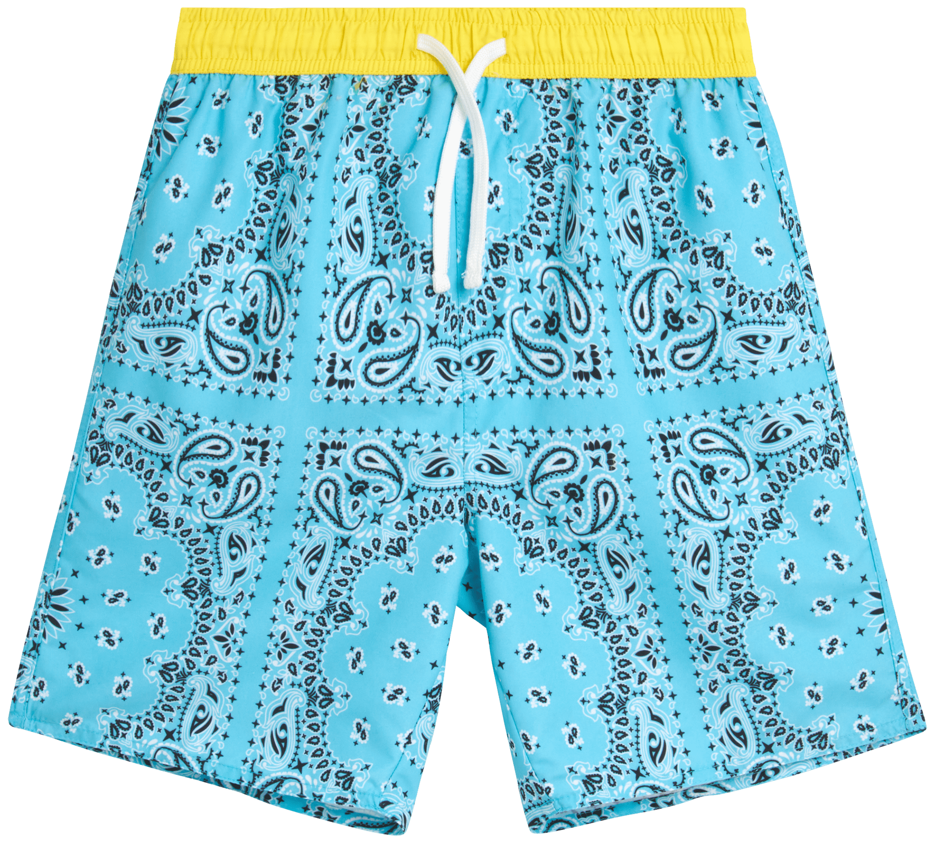 Quad Seven Boys' Swim Trunks - Quick Dry Board Shorts Bathing Suit ...