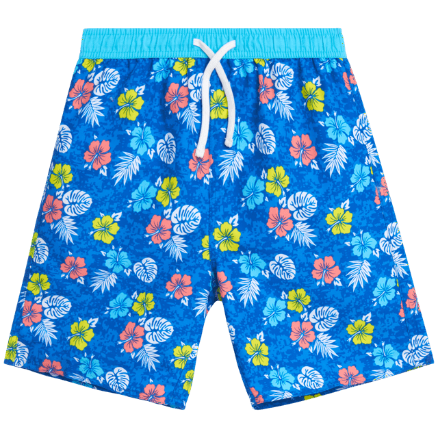 Quad Seven Boys' Swim Trunks - Quick Dry Board Shorts Bathing Suit ...