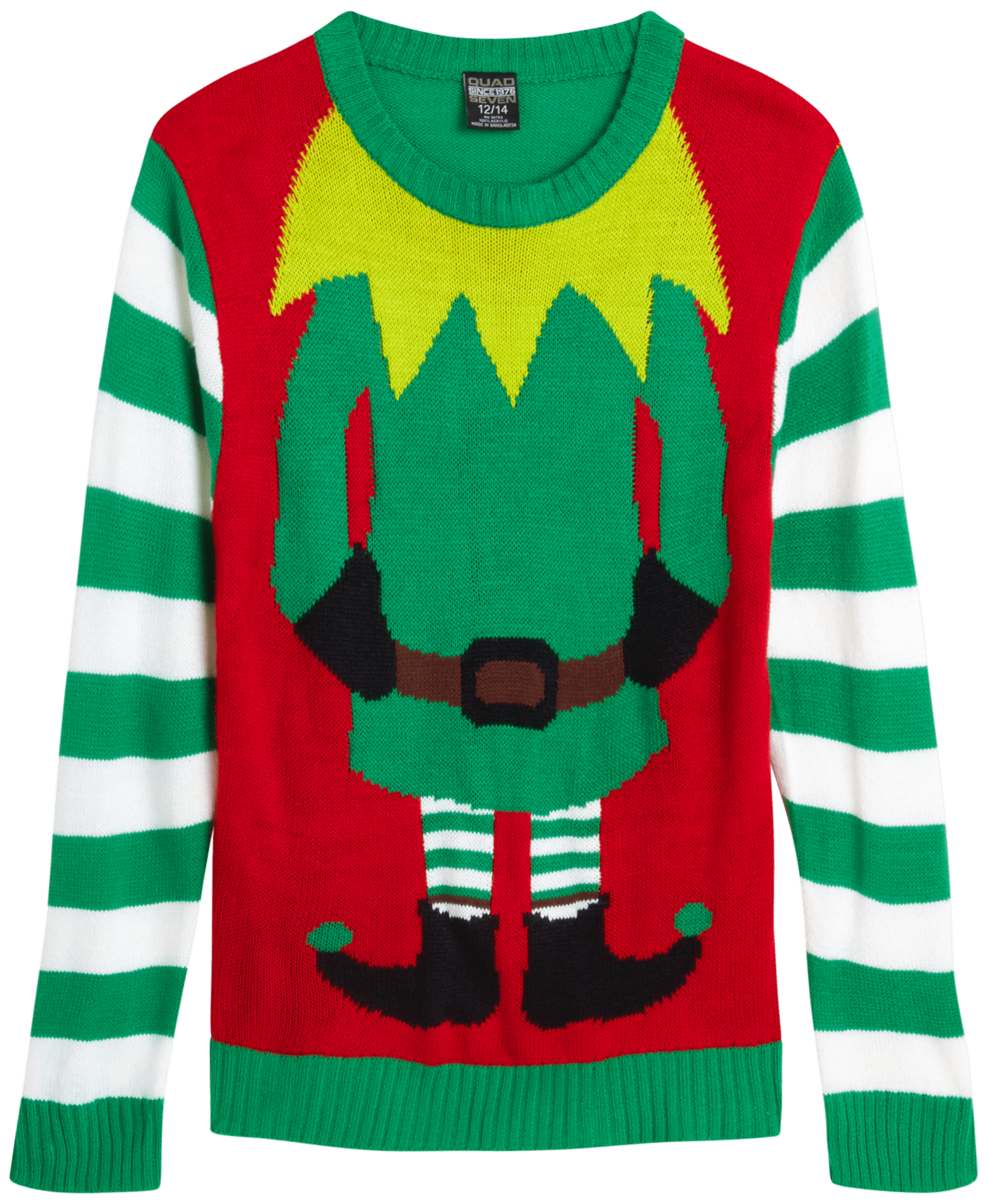 Quad Seven Boys' Ugly Christmas Sweater - Novelty Xmas Holiday Party ...