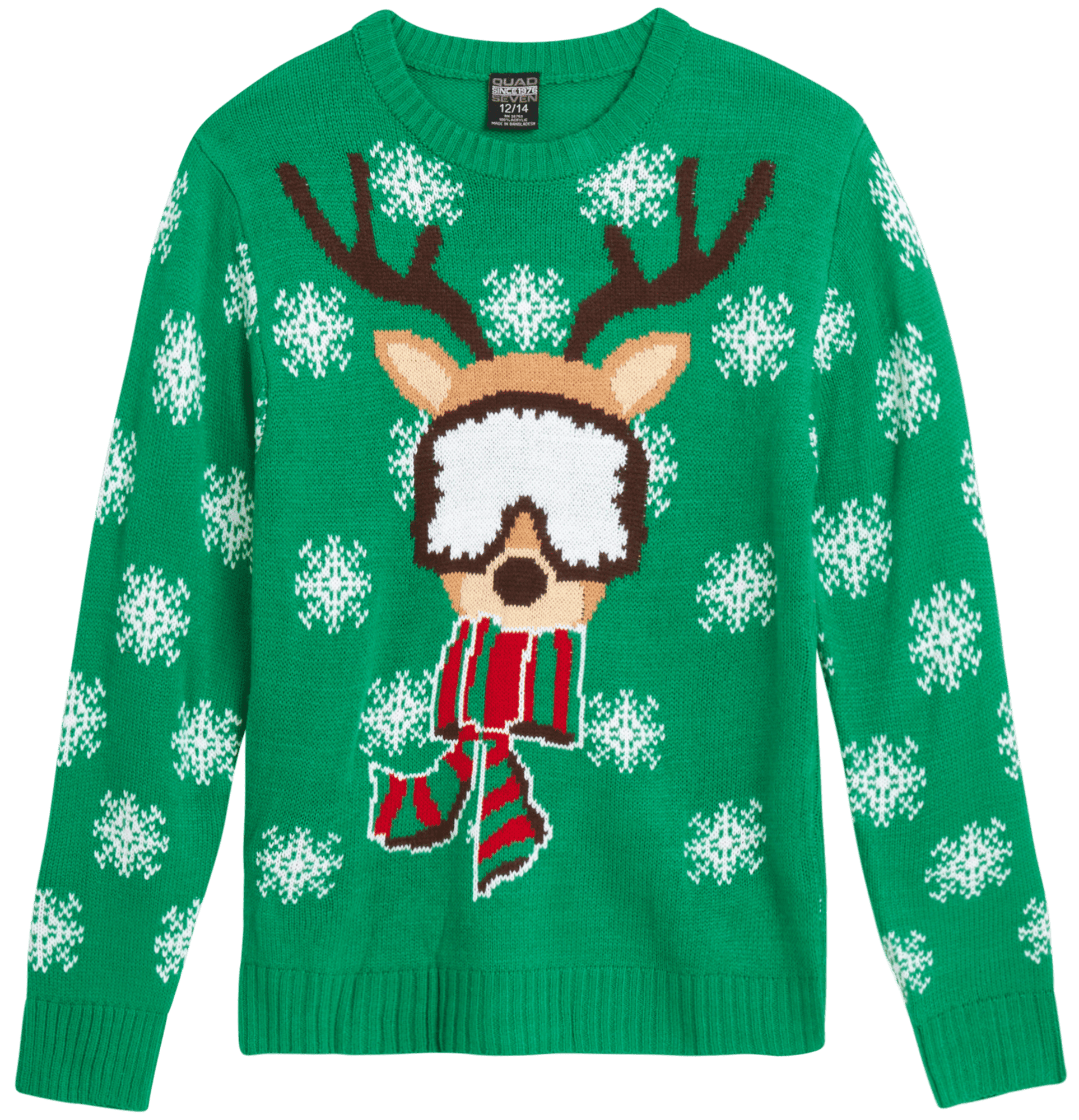 Quad Seven Little Boy's Tacky Youth Kids Christmas Sweater - Novelty ...