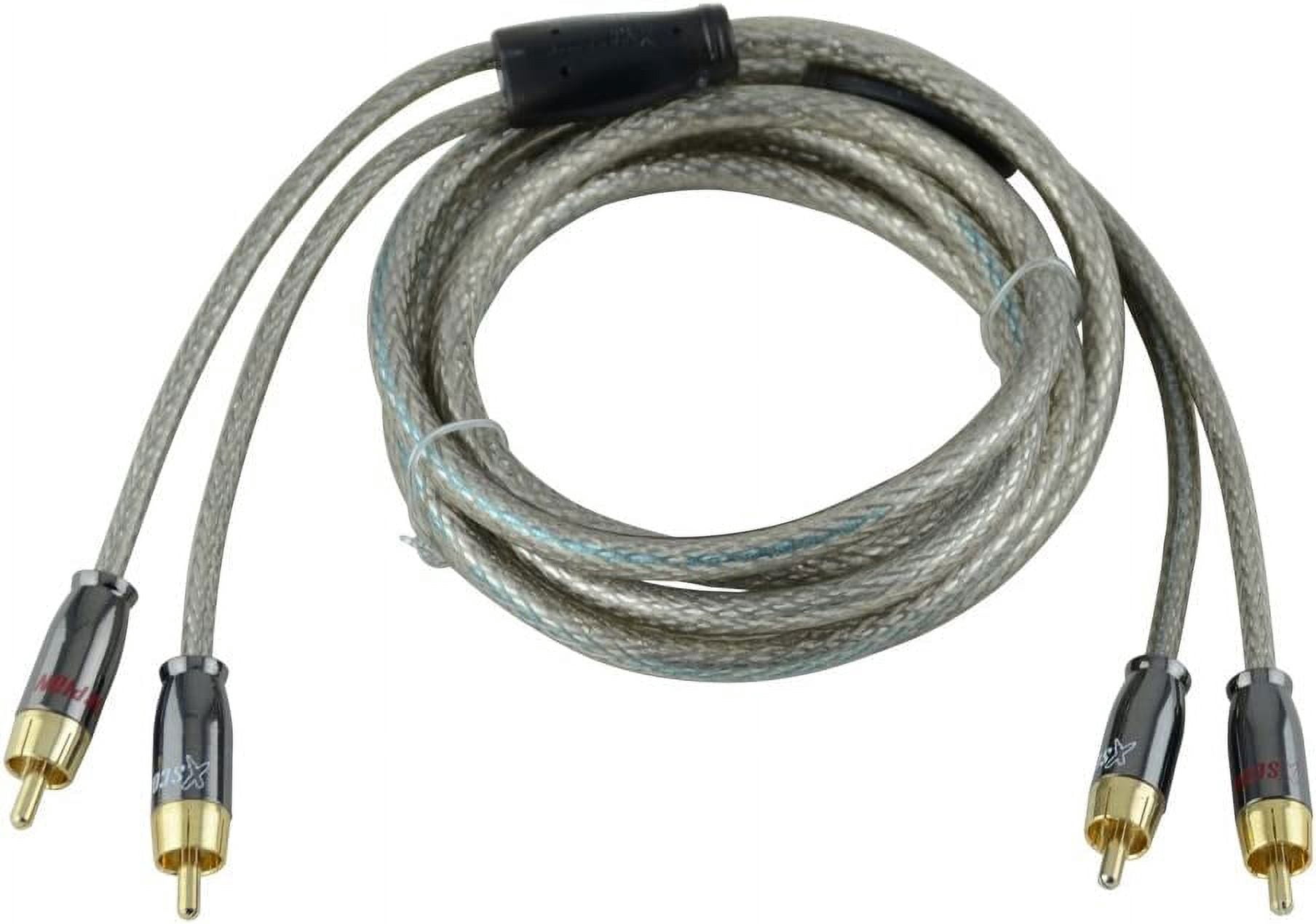 Quad Shield Platinum Interconnects RCA Cables 3 ft. - Walmart Business ...