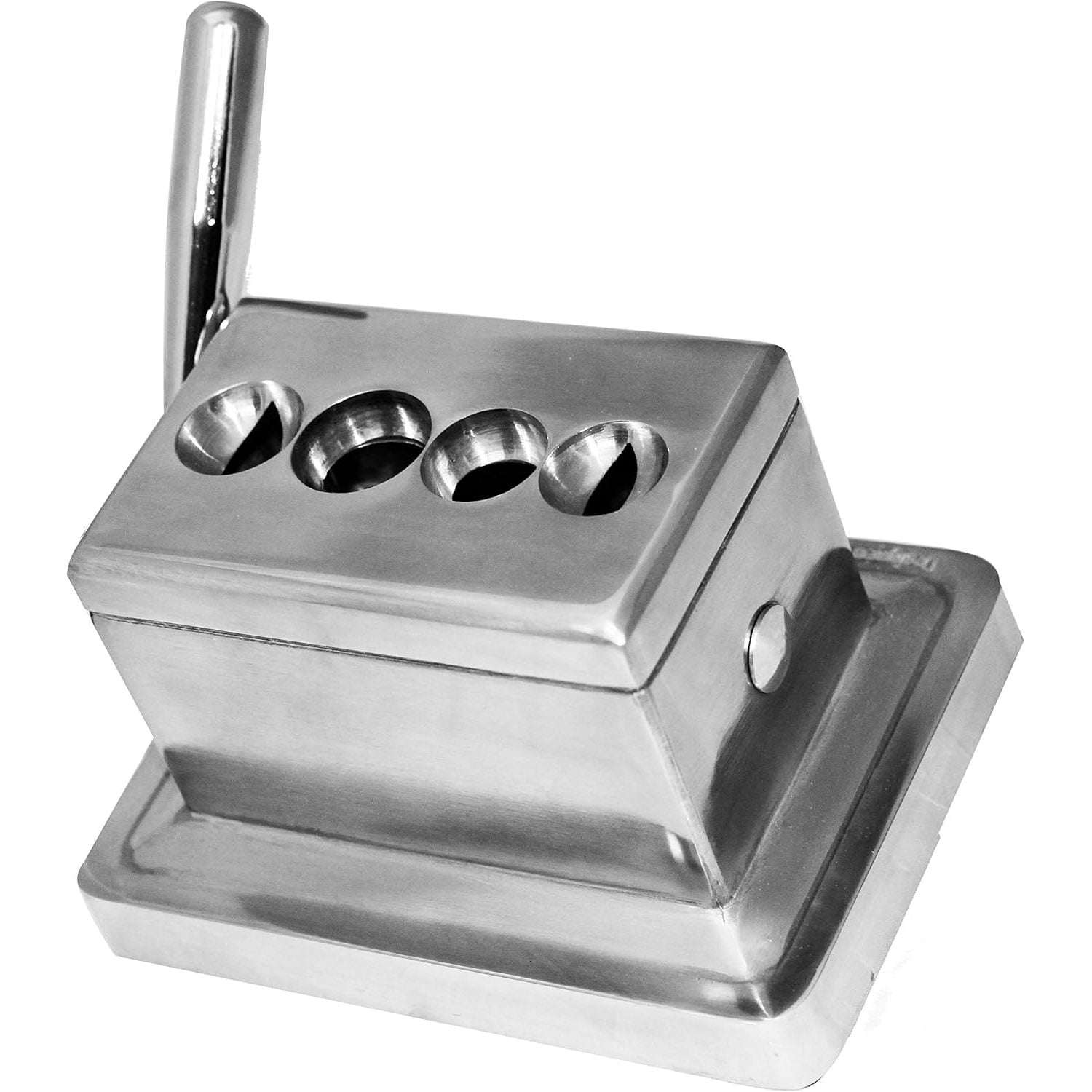 Quad Table Cigar Cutter, Brushed Finish, for 52 and 60 Ring Gauge ...