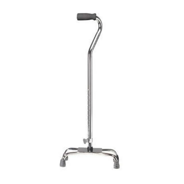 Quad cane, large base, chrome, 4ea - Walmart.com