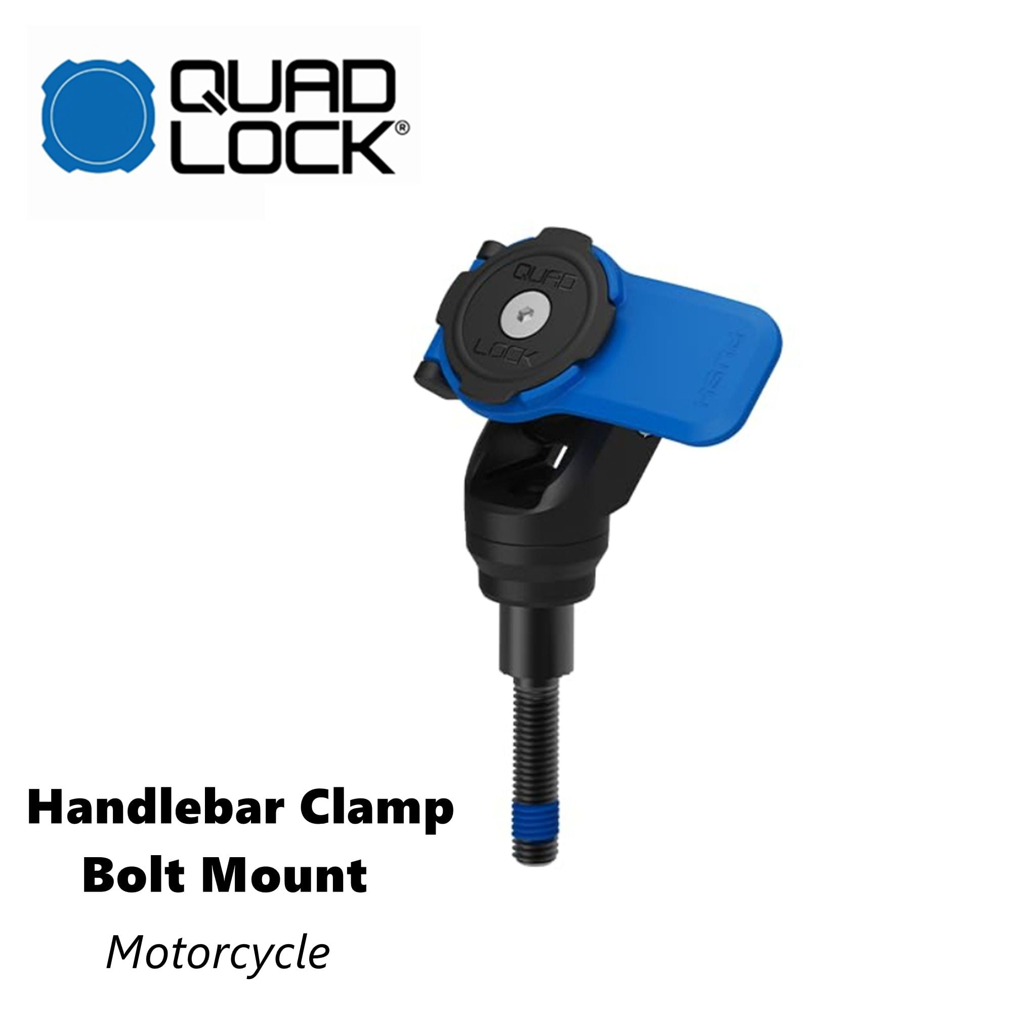 Quad lock mount Motorcycle Handlebar Clamp Bolt Mount Quad lock motor ...