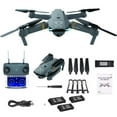 QuadAir Drone Extreme Upgrade with Extra Batteries HD Camera Live Video WiFi FPV Voice Command ...
