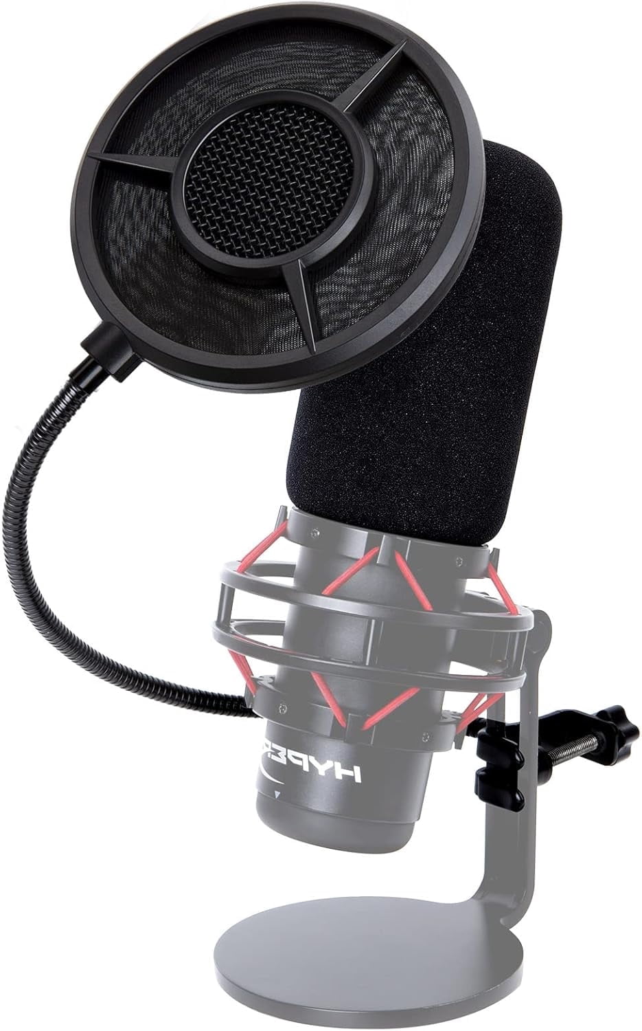 QuadCast Pop Filter Foam Windscreen - 5.5 Inch Diam 6 Layers Pop Filter ...