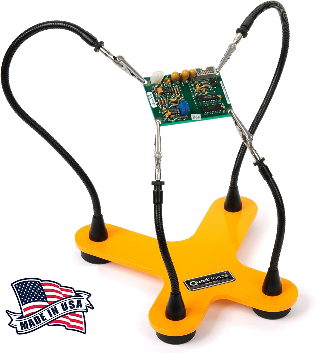 QuadHands Classic Workbench Soldering Helping Third Hand Tool , 4 ...