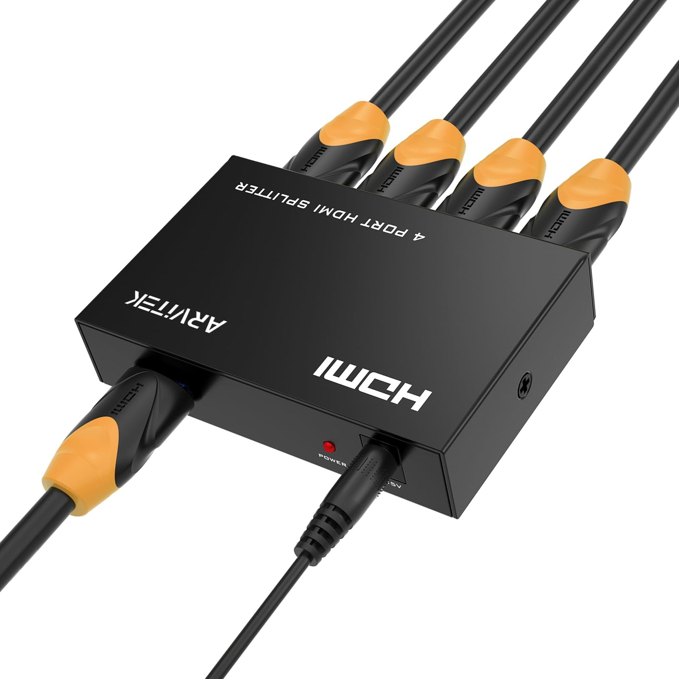 QuadView 4K HDMI Splitter 1x4 Distributor for Gaming and Streaming ...