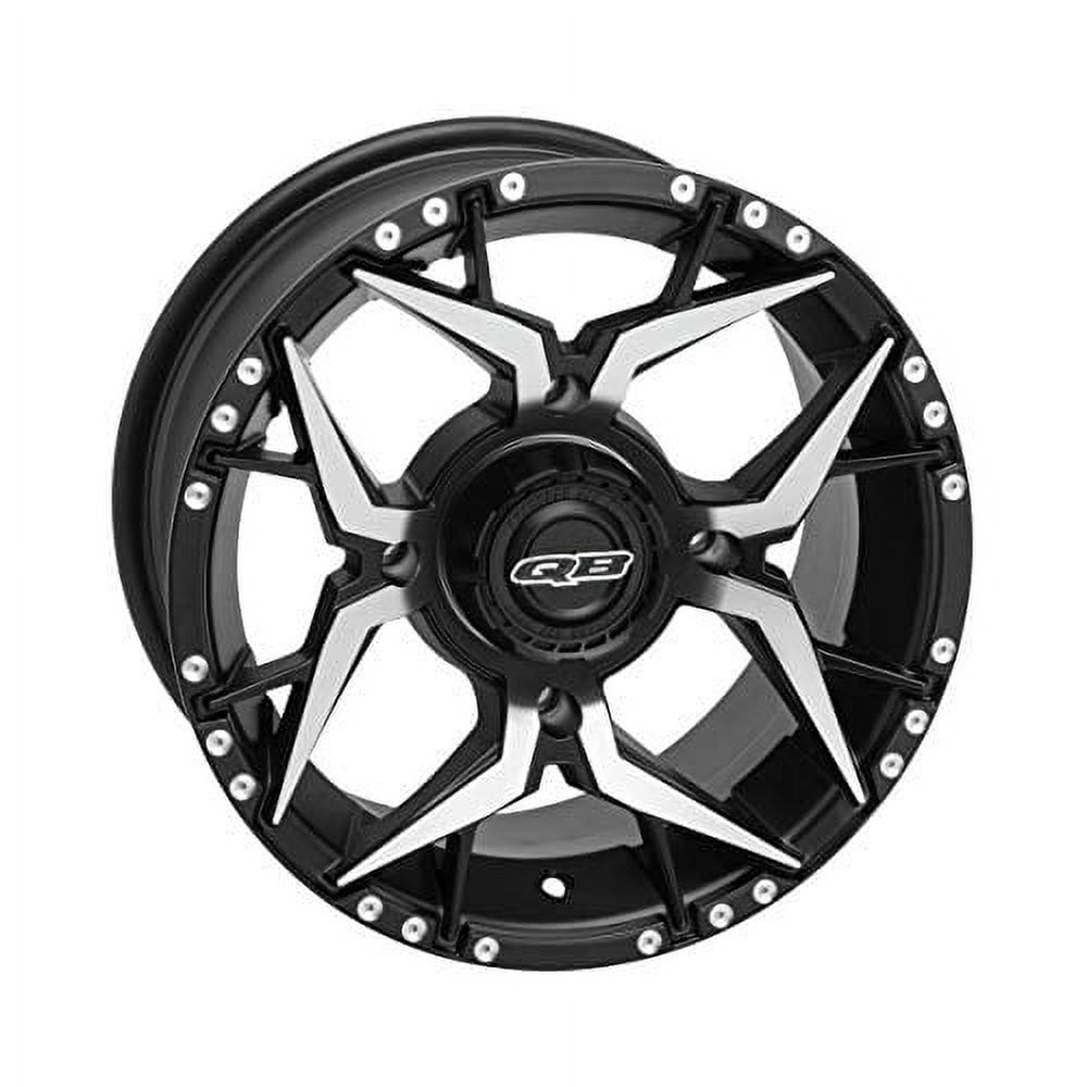 Quadboss Shocker Wheels 14X7 (Front/Rear 4/156 4+3) Compatible With 14 ...