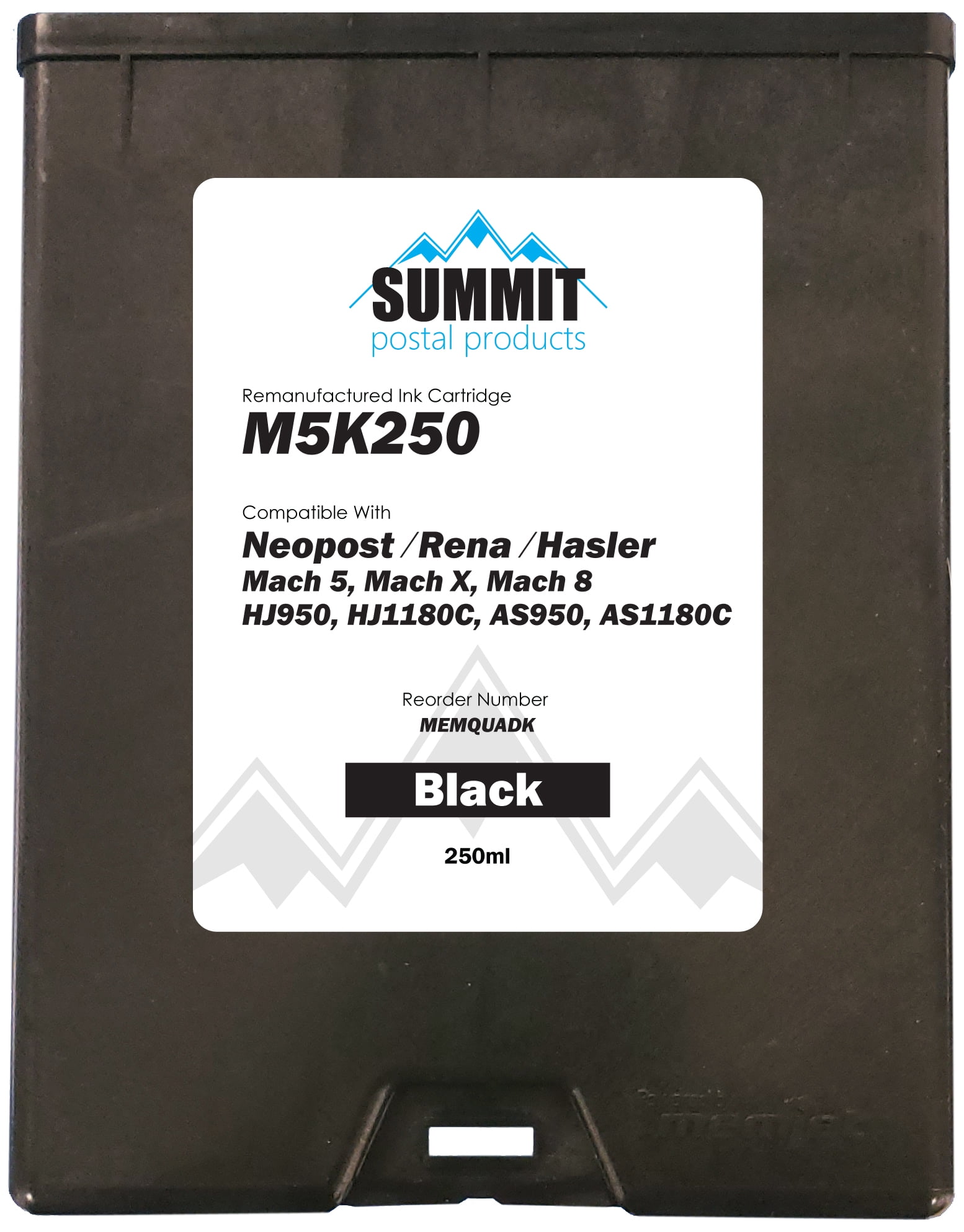 Quadient M5K250 Memjet Compatible Black (K2) Ink Cartridge for Quadient ...
