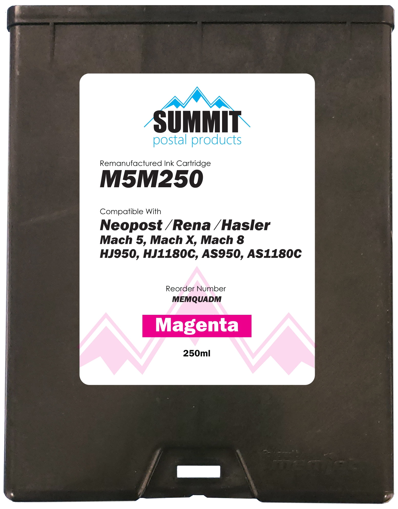 Quadient Compatible Magenta Ink Cartridge for Mach 5, 8, X, Rena ...
